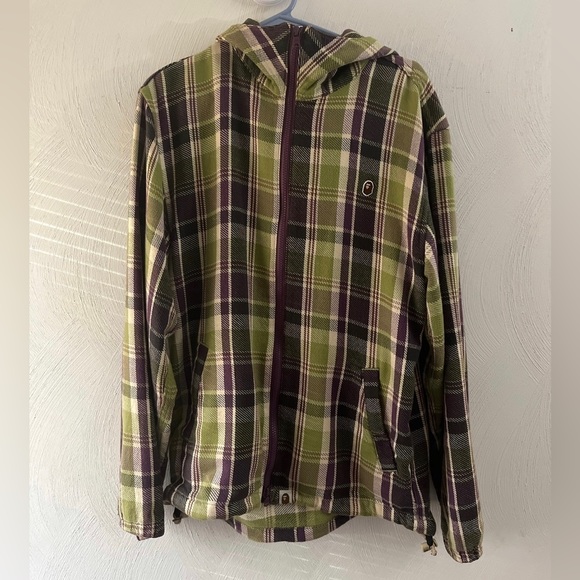 Bape | Jackets & Coats | Bape Plaid Jacket | Poshmark